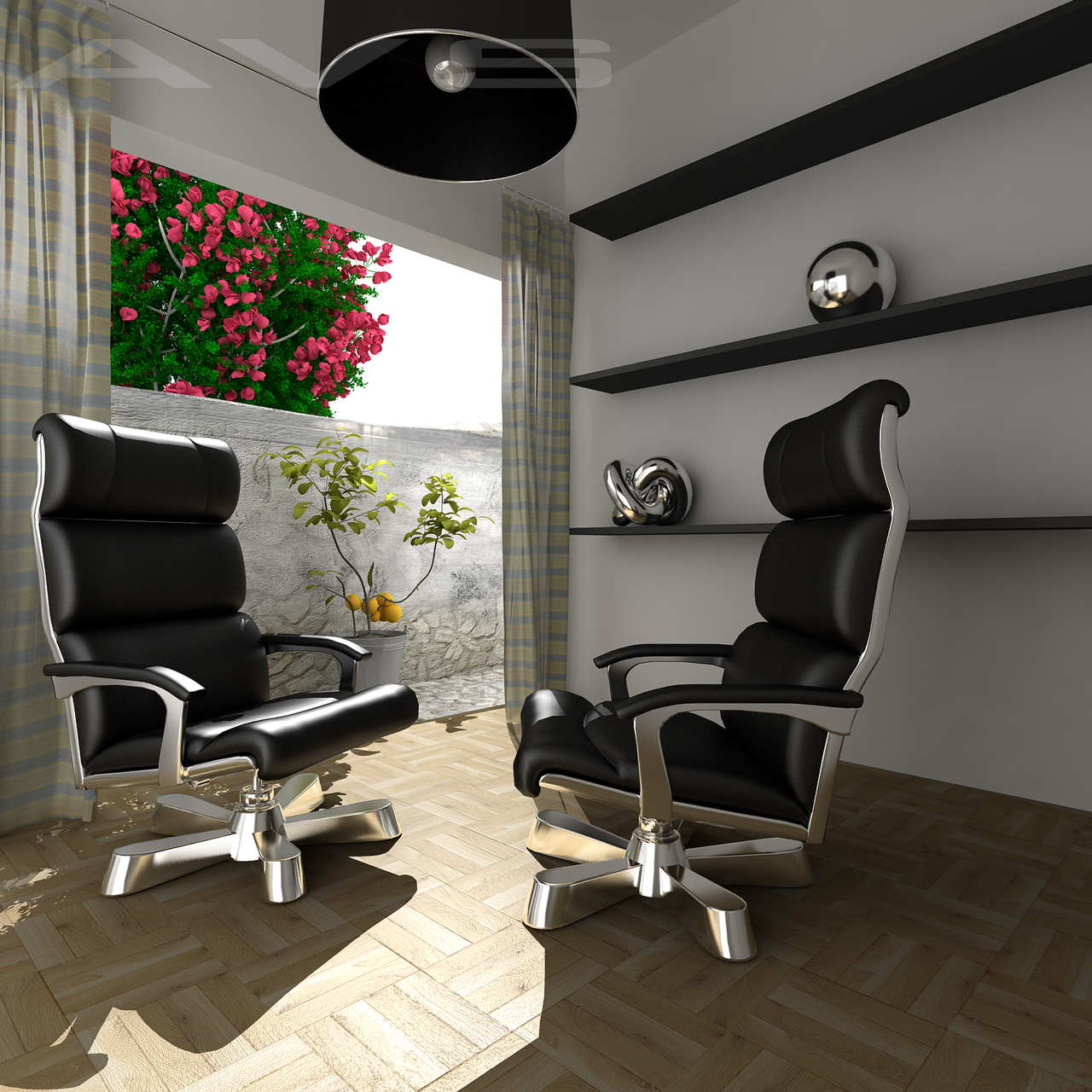 3D1 Salinha no V-ray