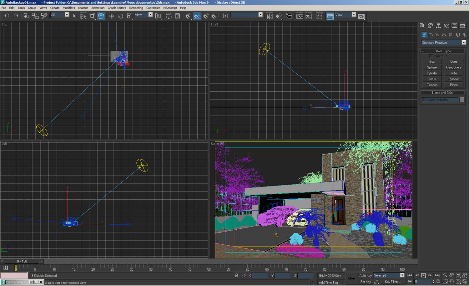 3D1 Externa v-ray Setagens do Grande faraó