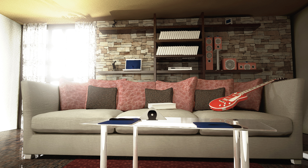 3D1 sala mental ray,quase pronta.