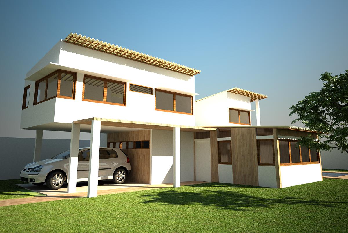 3D1 Estudo Vray Sun - Maquete externa