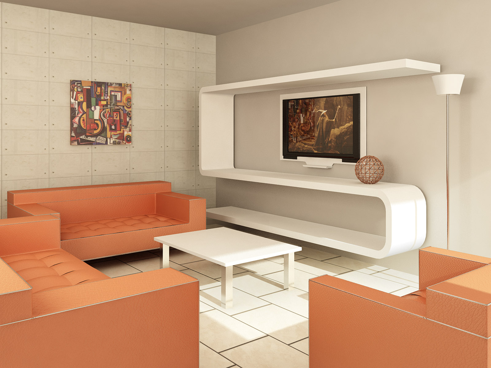 3D1 Interna - Sala Vray