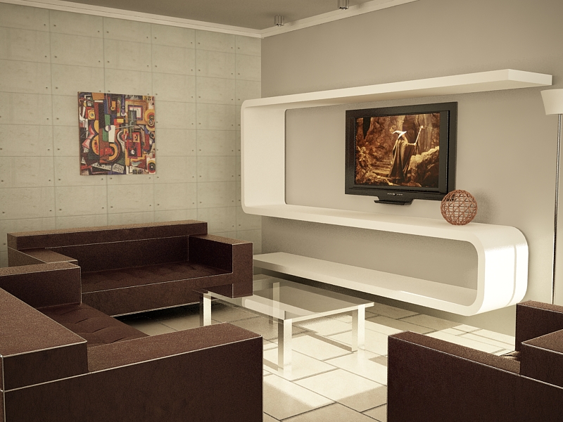 3D1 Interna - Sala Vray