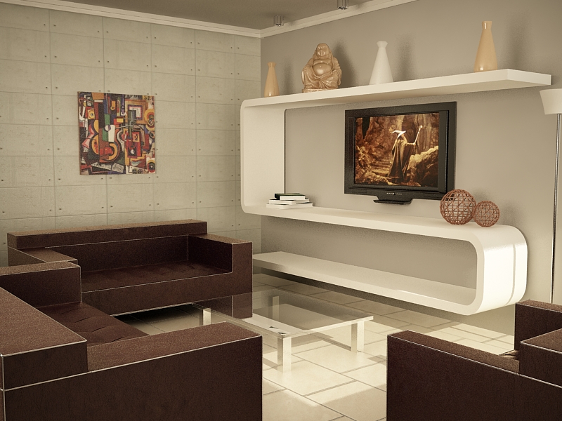 3D1 Interna - Sala Vray