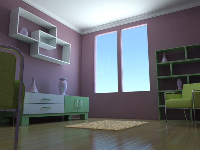 3D1 primeira interna com mental ray