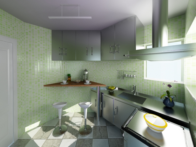 3D1 Primeira cozinha que posto aqui vray