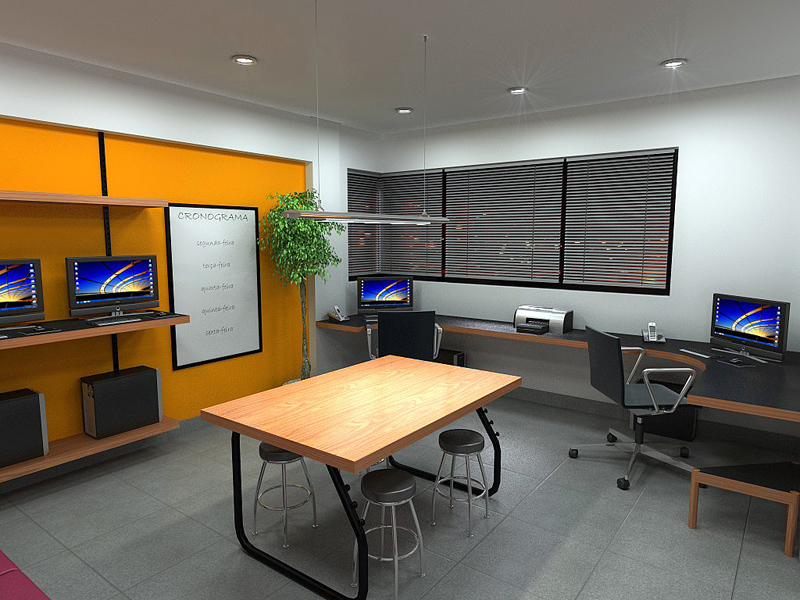 3D1 Render - Escritório [Críticas e Sugestões]