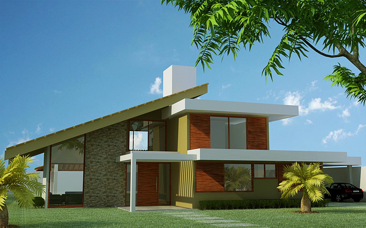 3D1 casa moderna Vray!