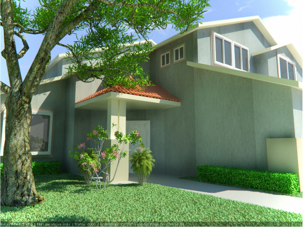 3D1 Externa casa - Estudo