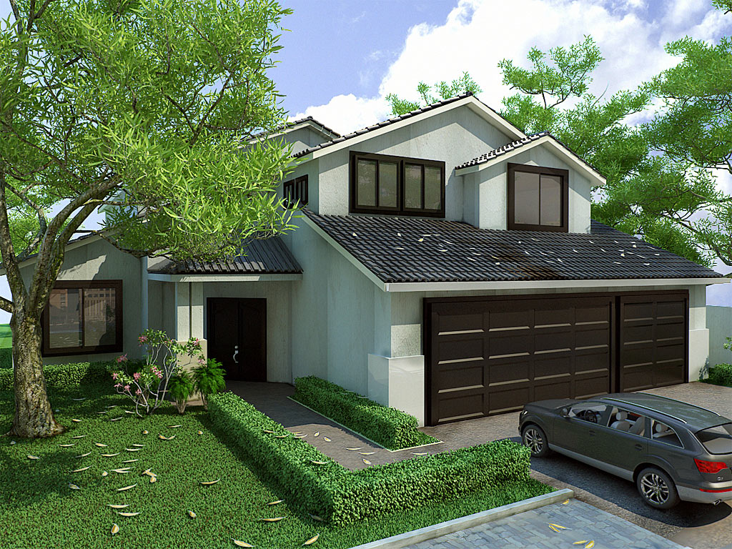 3D1 Externa casa - Estudo