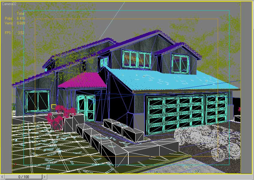 3D1 Externa casa - Estudo