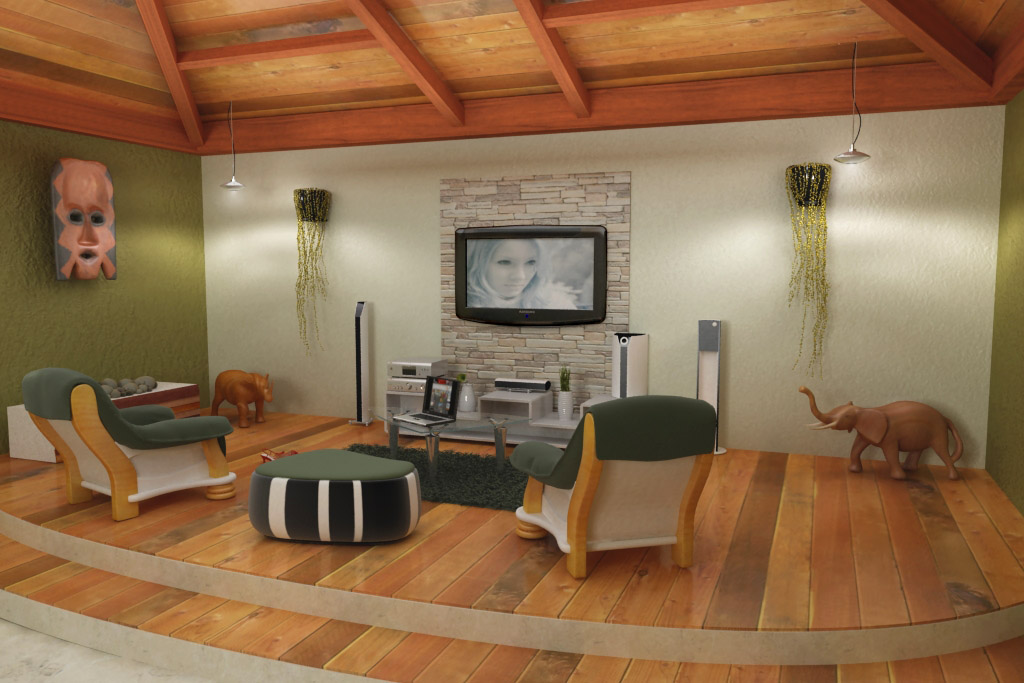 3D1 Sala no Sítio..em busca do foto-realismo (Ronan)