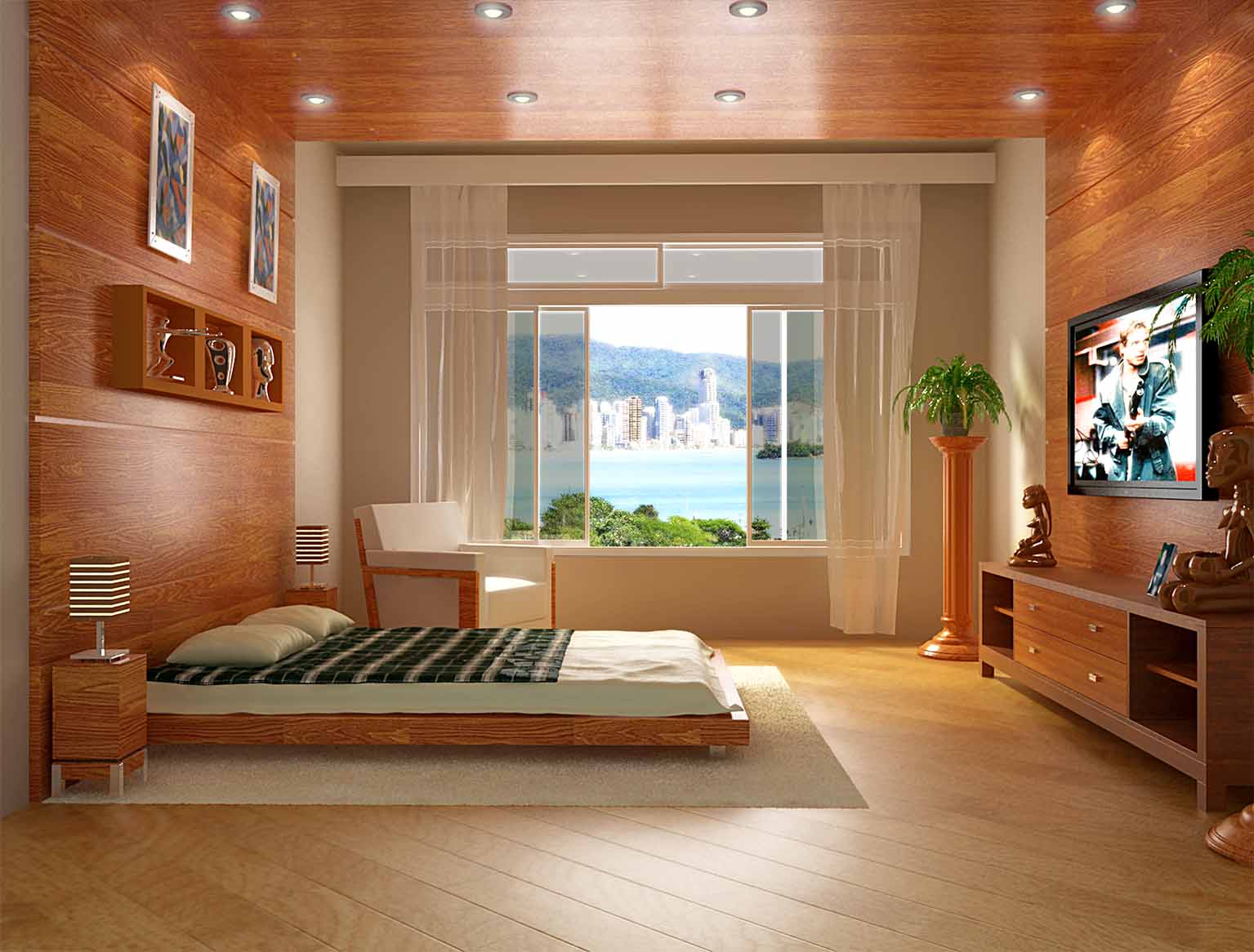 3D1 quarto vray...só treino mesmo de textura e render