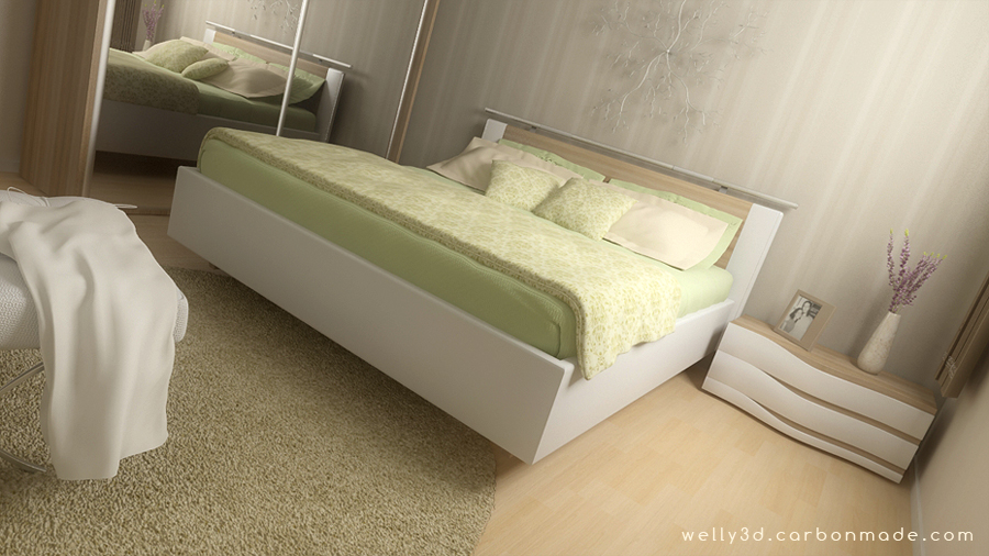 3D1 Quarto simples - Vray