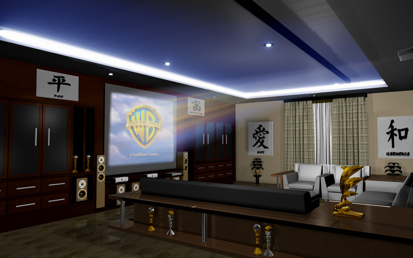 3D1 Cinema Em Casa-render Mental Ray e agora vray-09-01-2009