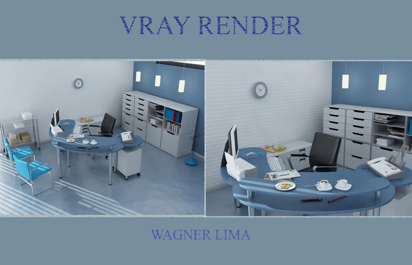3D1 Render Escritório - Vray