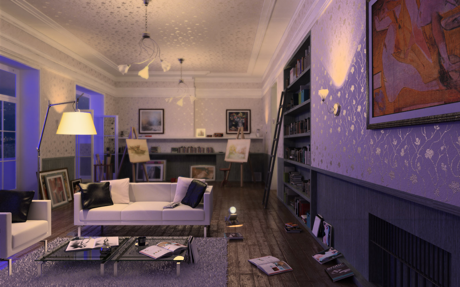 3D1 Estudo interna em Vray