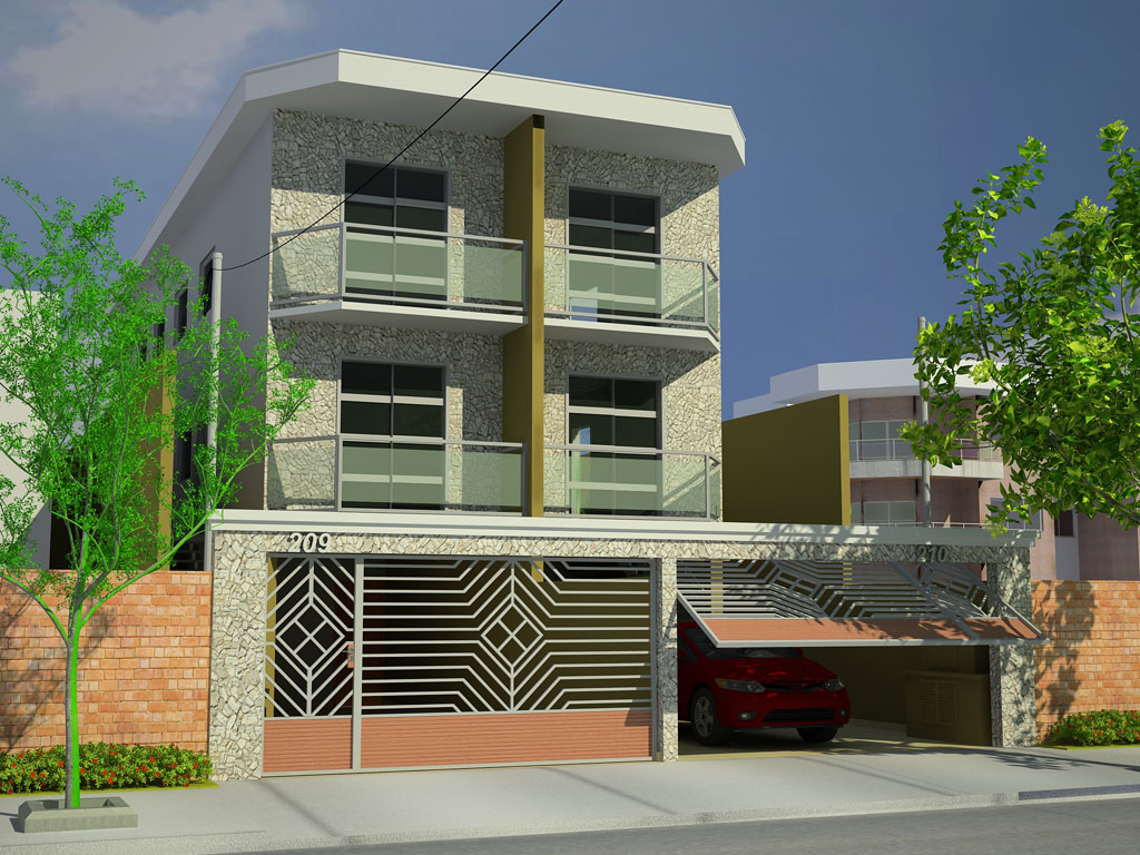 3D1 Casa - Vista Externa