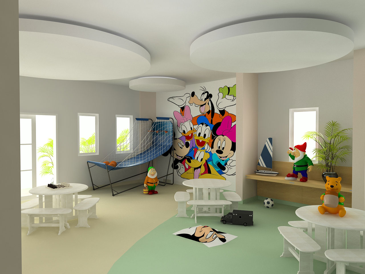 3D1 Brinquedoteca com e Sem Ambiente Occlusion