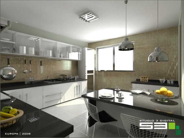 3D1 Cozinha - Vray