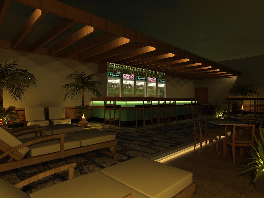 3D1 Bar Vray -casa Noturna