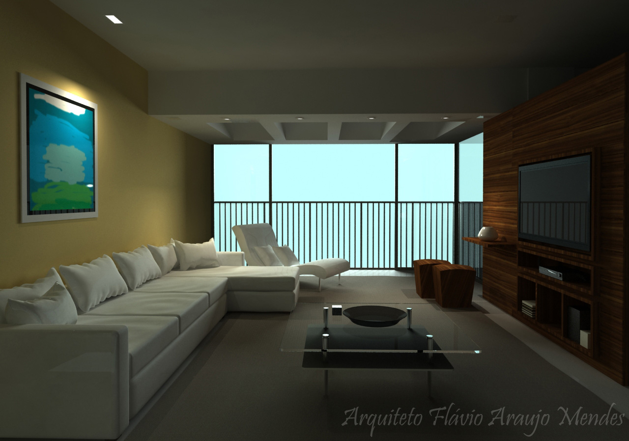 3D1 Sala de apartamento