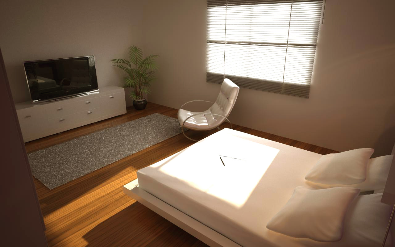 3D1 Quarto menina Vray