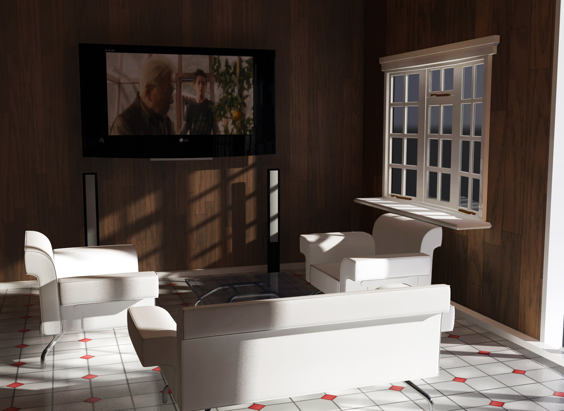 3D1 Cena renderizada em mental ray