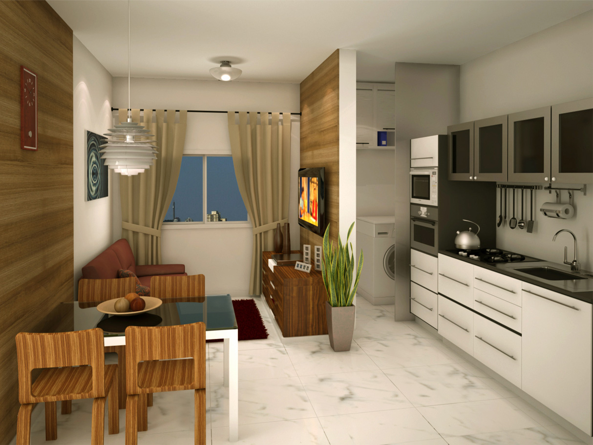 3D1 Nova Sala cozinha - Vray
