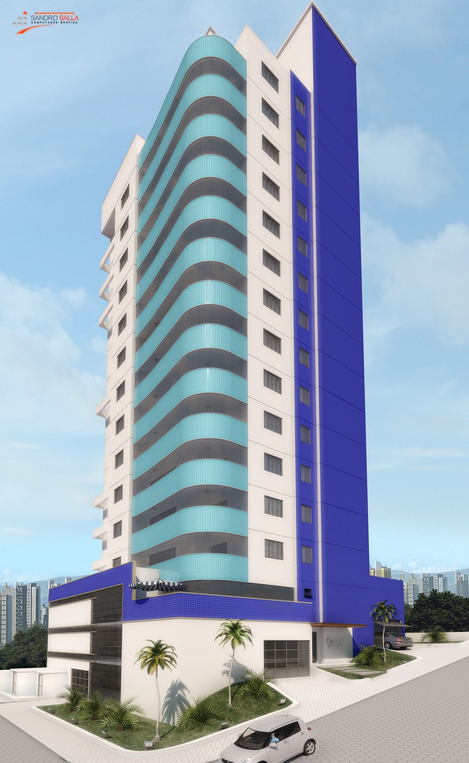 3D1 Prédio - Max-Vray - mais 1 imagem