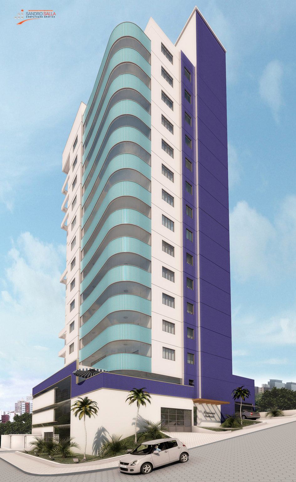 3D1 Prédio - Max-Vray - mais 1 imagem