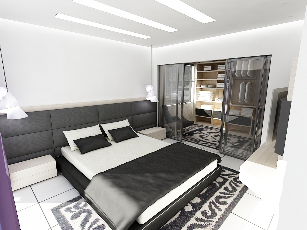 3D1 Quarto e closet - V-ray