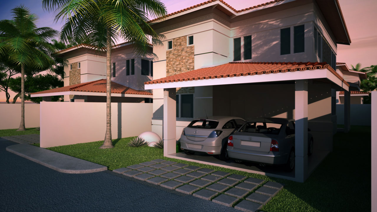 3D1 Projeto de Condominio Fechado