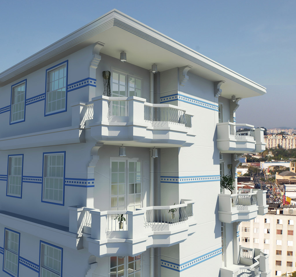 3D1 Modelagem Prédio MRay