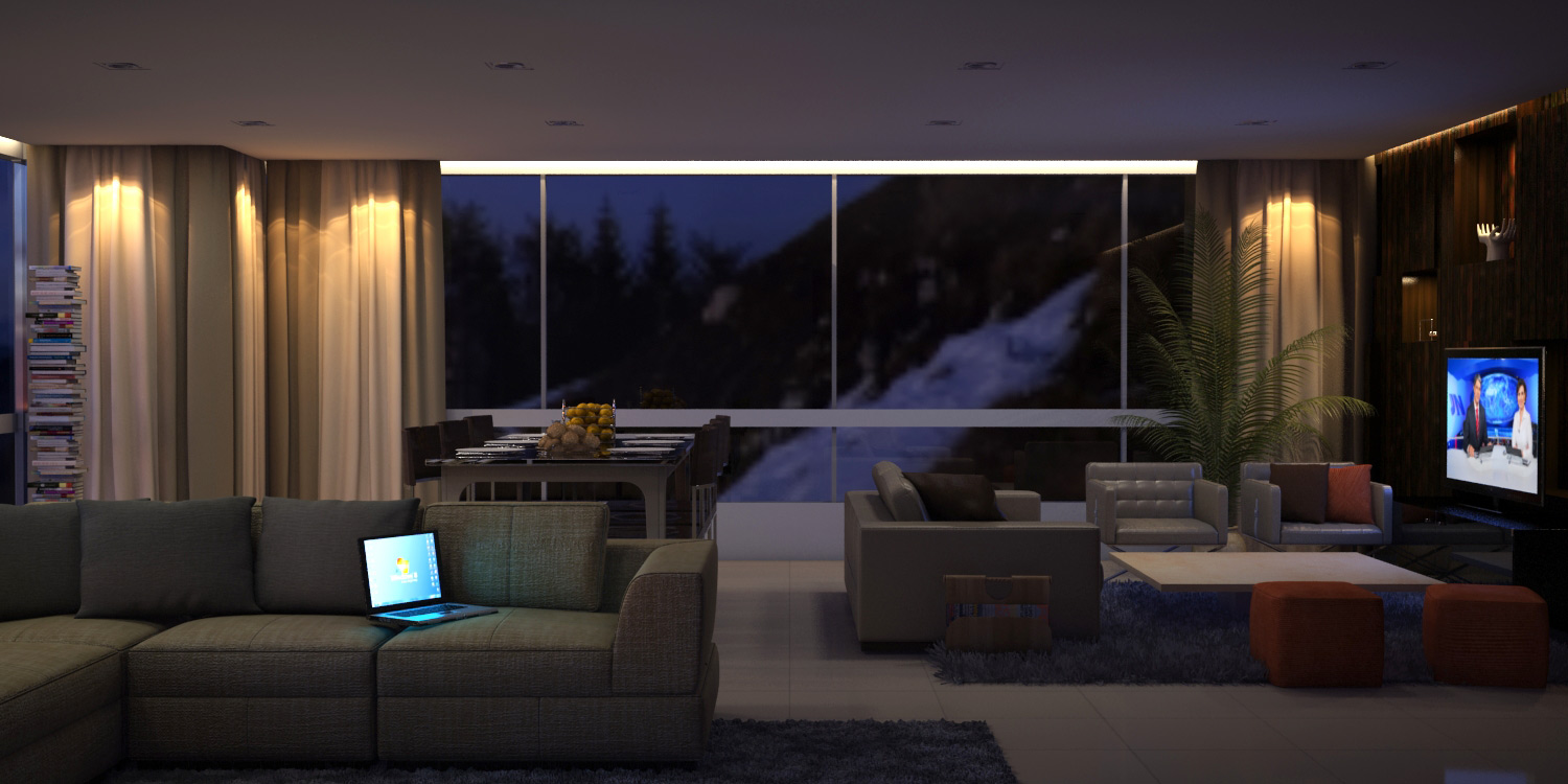 3D1 Interna VRay Living