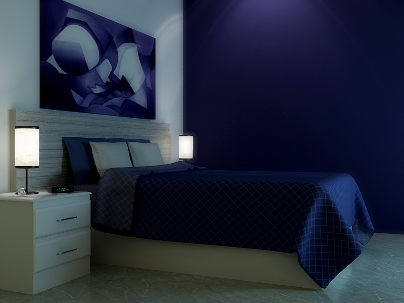 3D1 Quarto Azul