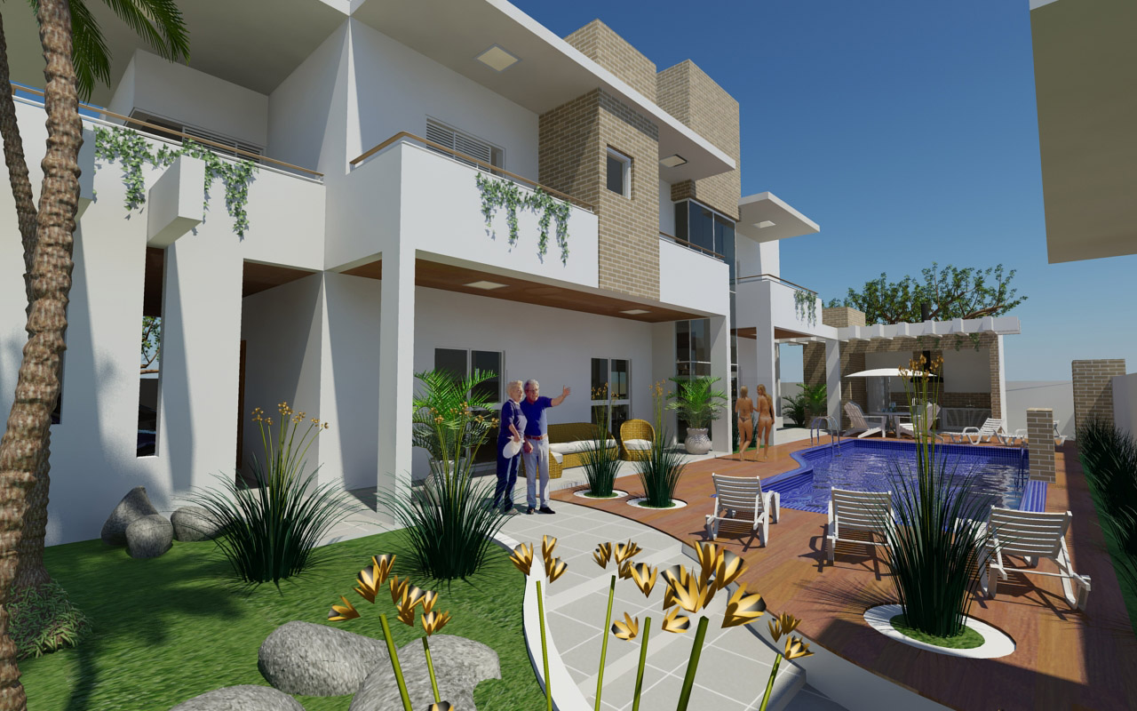 3D1 Arquitetura Modular_Render Mental Ray