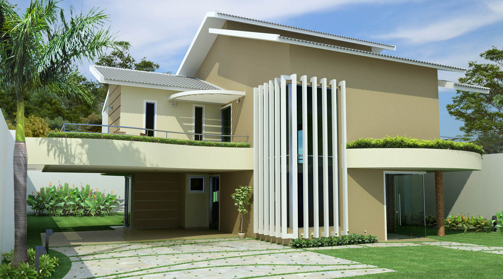 3D1 casa exterior vray