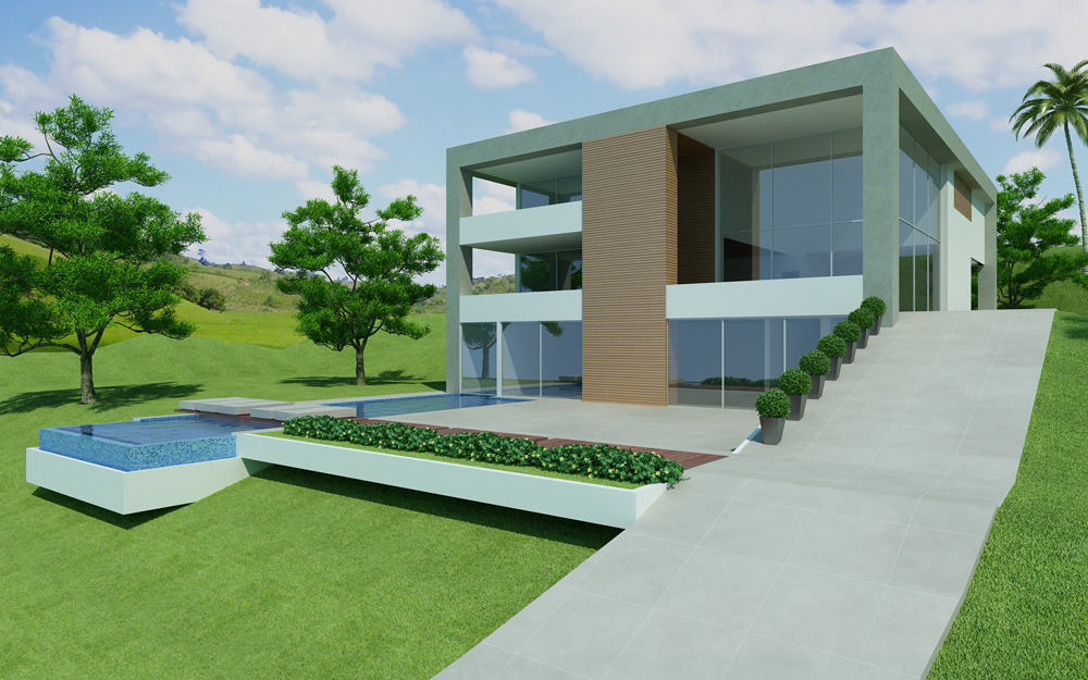 3D1 Casa externa - Vray