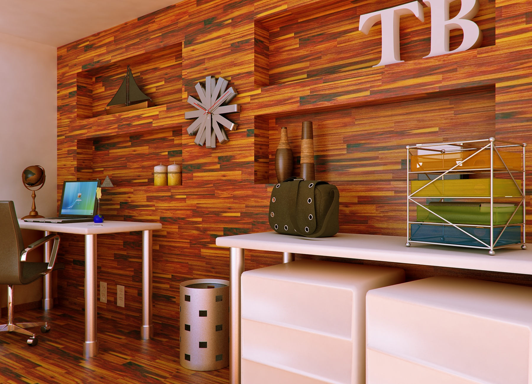 3D1 Escritório Casa - Vray