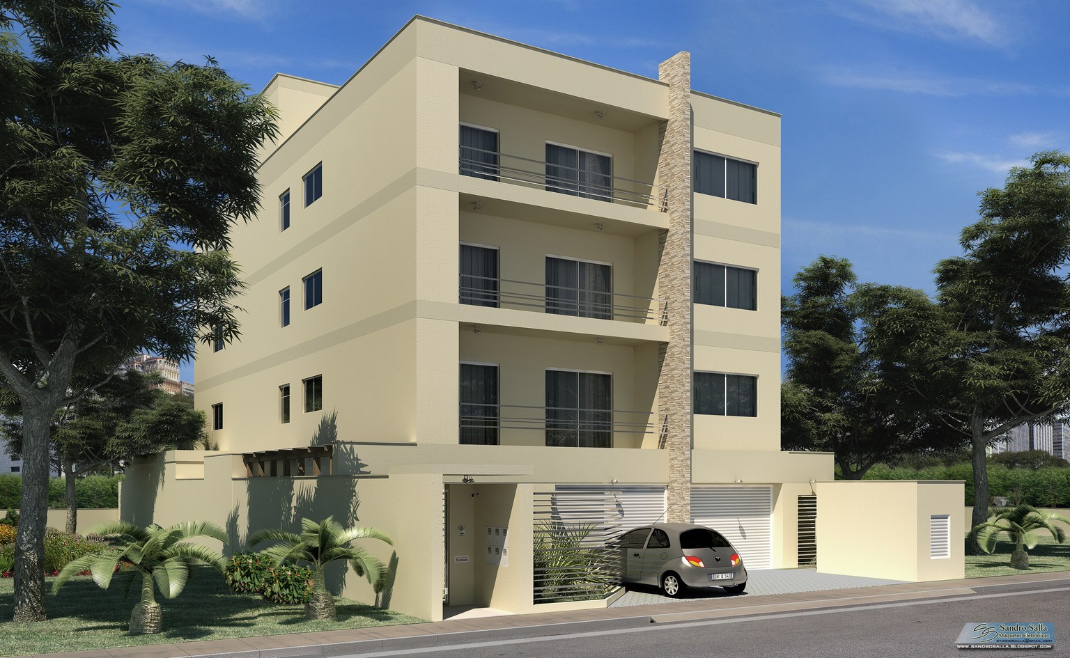 3D1 Prédio - Max and Vray