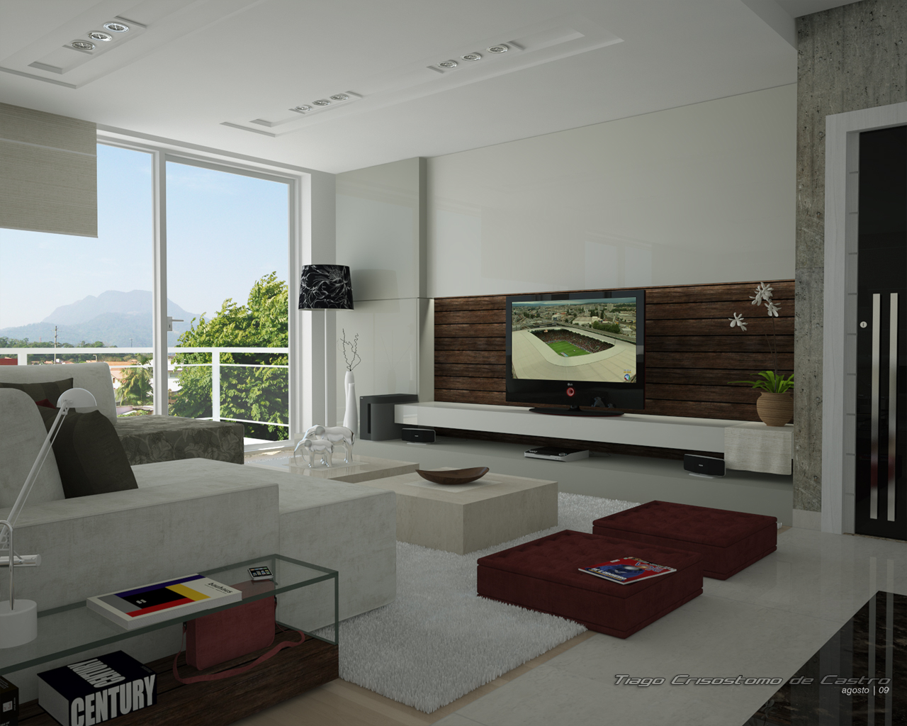 3D1 Sala TV + Sala jantar