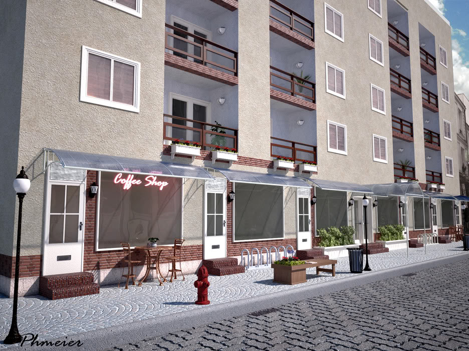 3D1 Predio Sketchup + Vray