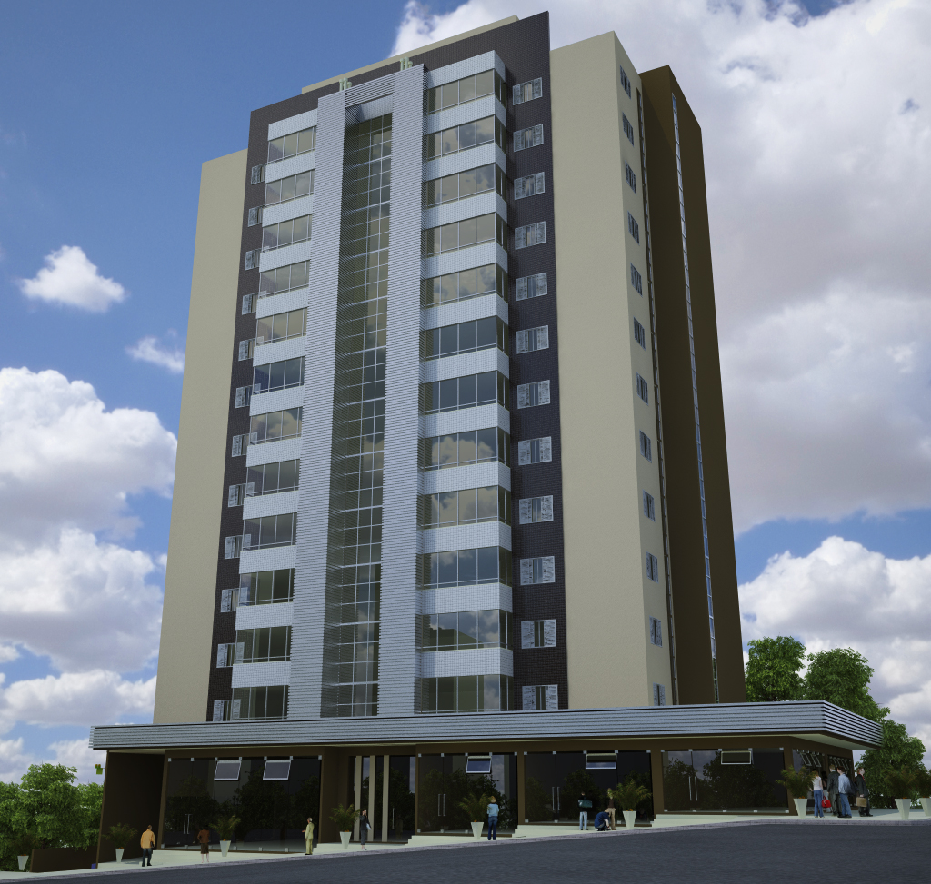 3D1 Abertíssimo à sugestões. Prédio Vray.