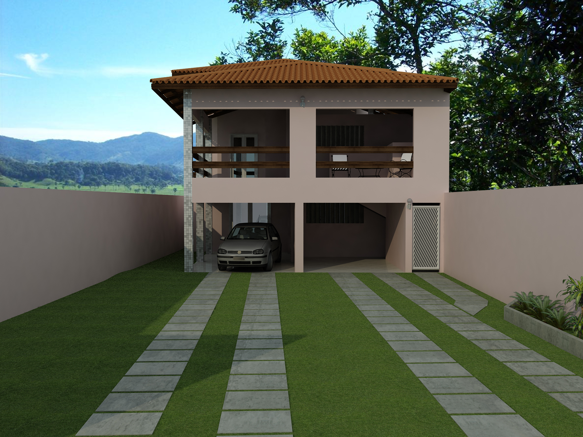3D1 Primeira Casa no V-Ray