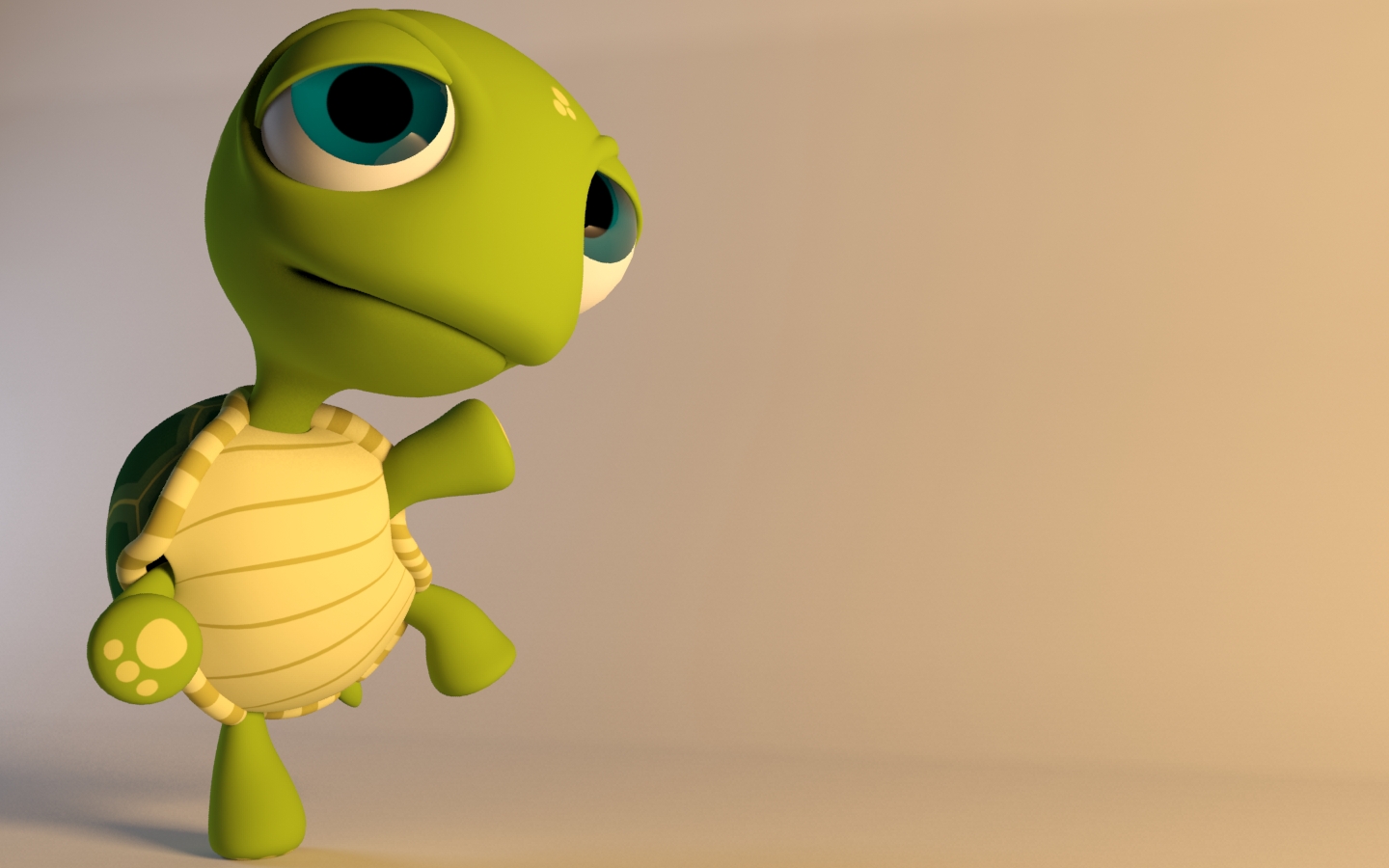 3D1 Tartaruga cartoon