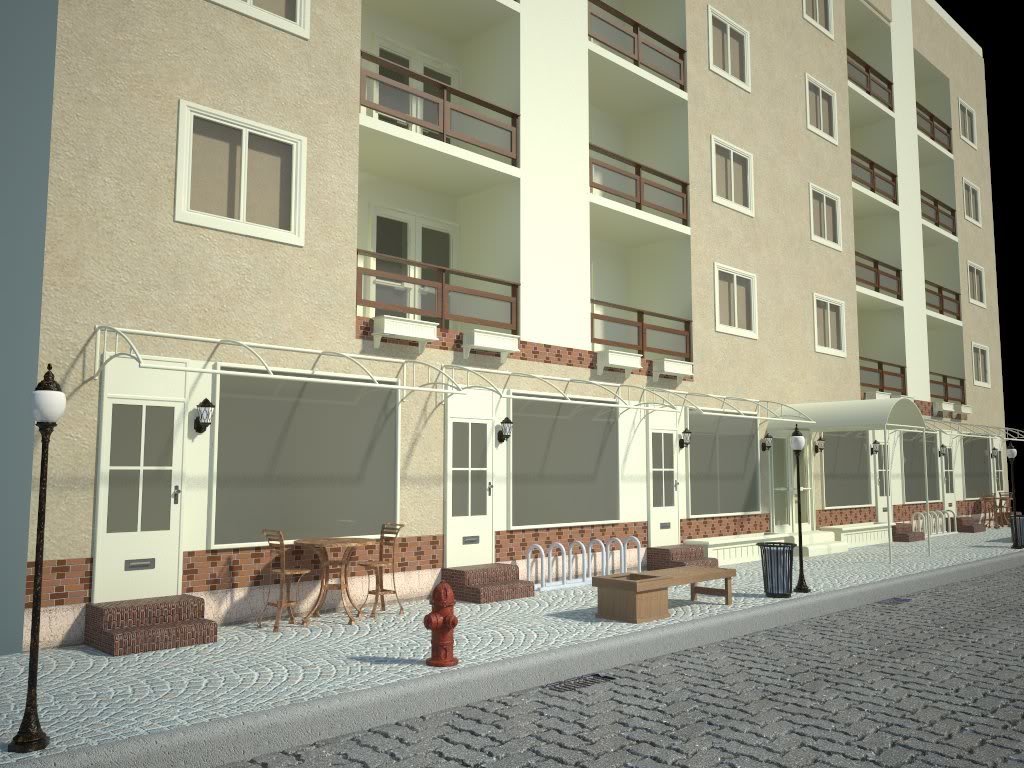 3D1 Predio Sketchup + Vray