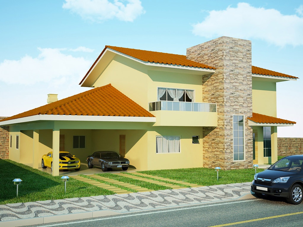 3D1 Estudo Luz e Render Externos - Dia e Noite