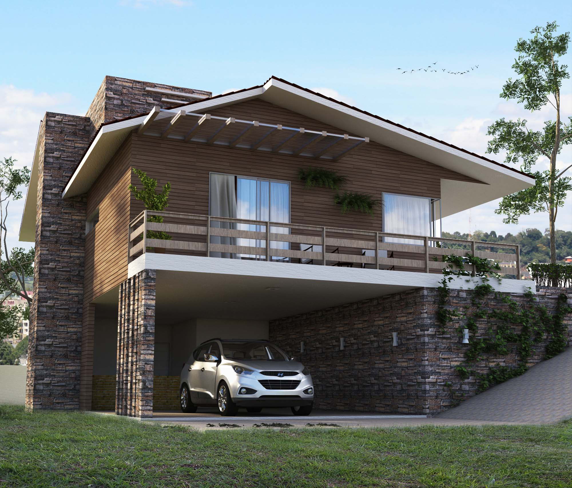 3D1 render externo