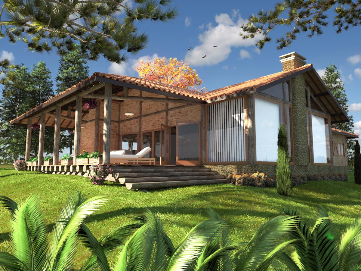3D1 Casa de campo vray!