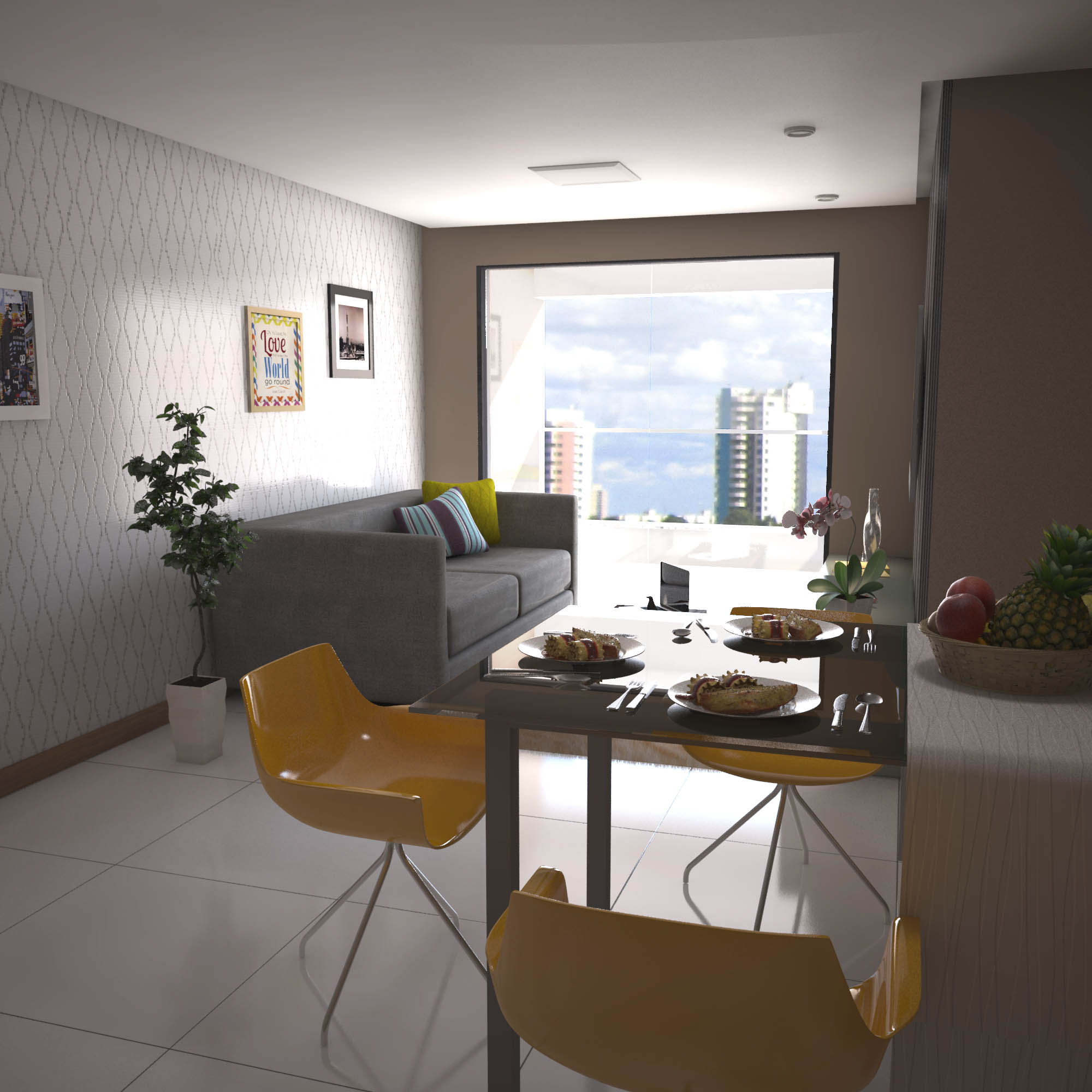 3D1 Edificio Residencial Oito Pavimentos